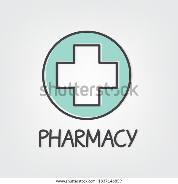 Pharmacy Word Concept Vector Illustration Stock Vector (Royalty Free ...