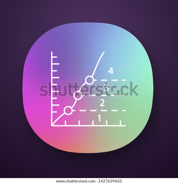 Phase Diagram App Icon Limits Graphical: vector de stock (libre de ...