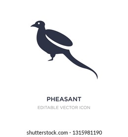 Pheasant Icon On White Background Simple Stock Vector (Royalty Free) 1315981190 | Shutterstock