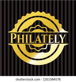 Philately Gold Badge Stock Vector (Royalty Free) 1351584578 | Shutterstock