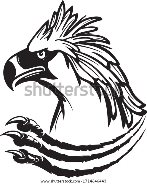 Philippine Eagle Rip Claw Logo Symbol Stock Vector (Royalty Free ...