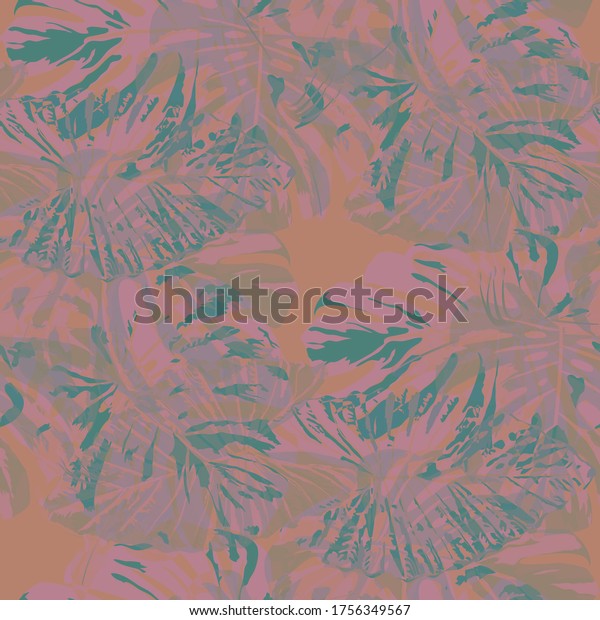 Philippine Flowers Seamless Pattern Bright Tropical Stock Vector ...