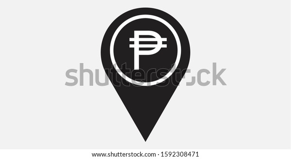 Philippine Peso Pointer Icon Philippine Peso Stock Vector (Royalty Free ...