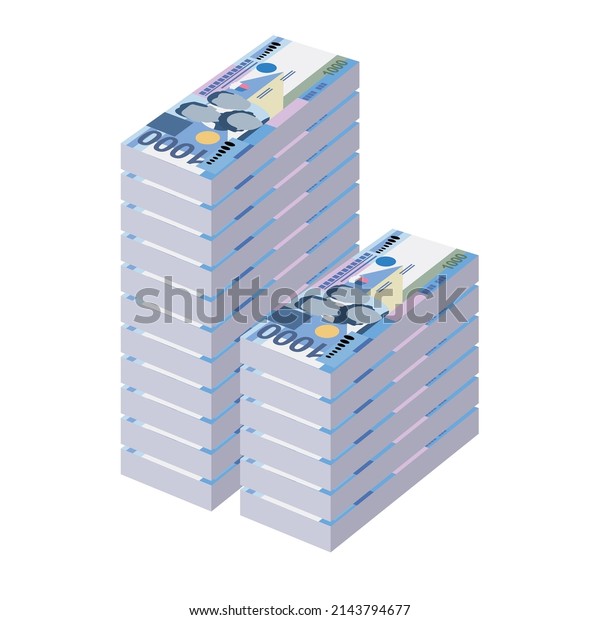 Philippine Peso Vector Illustration Philippines Money: เวกเตอร์สต็อก ...