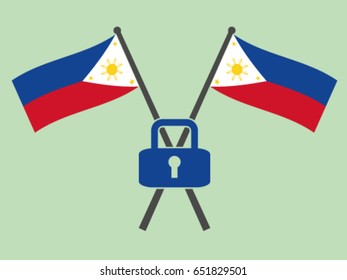 Philippines Emblem Security Stock Vector (Royalty Free) 651829501 ...