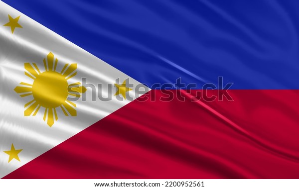 Philippines Flag Design Waving Philippines Flag Stock Vector (Royalty ...
