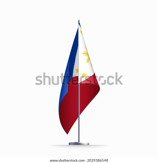 Philippines Flag State Symbol Isolated On Stock Vector (Royalty Free ...
