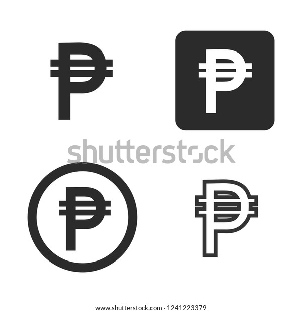 Philippines Peso Currency Symbol Vector Images Stock Vector (Royalty ...