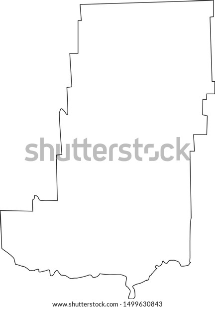 Phillips County Map Montana State Stock Vector (Royalty Free ...