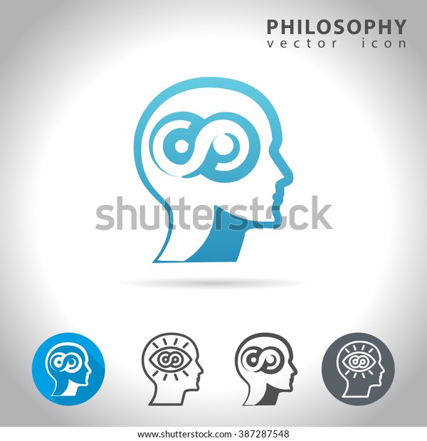 Philosophy Icon Set Collection Philosophy Icons Stock Vector (Royalty ...