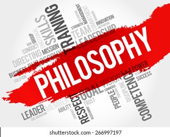 Philosophy Word Cloud Business Concept Stock Vector (Royalty Free ...