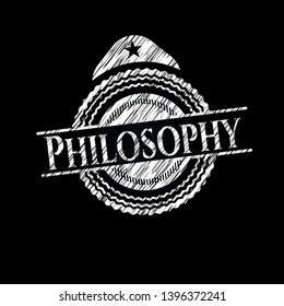 Philosophy Written On Chalkboard Vector Illustration Stock Vector ...