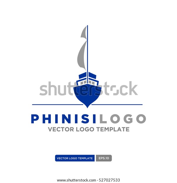 Phinisi Boat Logo Vector Sailboat Logo : image vectorielle de stock ...