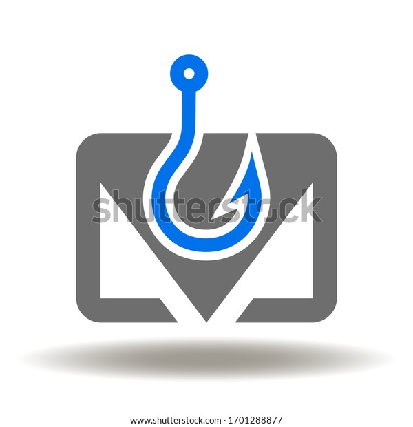 Phishing Hacking Threat Internet Mail Logo Stock Vector (Royalty Free ...