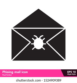 Phishing Mail Icon Line Style Editable Stock Vector (Royalty Free ...