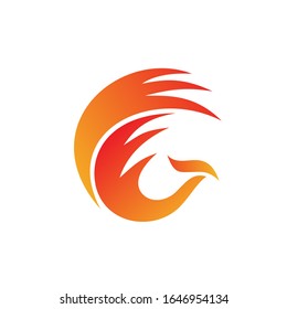 Phoenix Abstract Logo Design Vector Stock Vector (Royalty Free ...