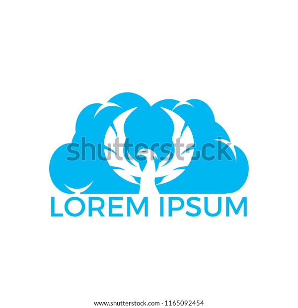 Phoenix Cloud Logo Design Cloud Freedom Stock Vector (Royalty Free ...