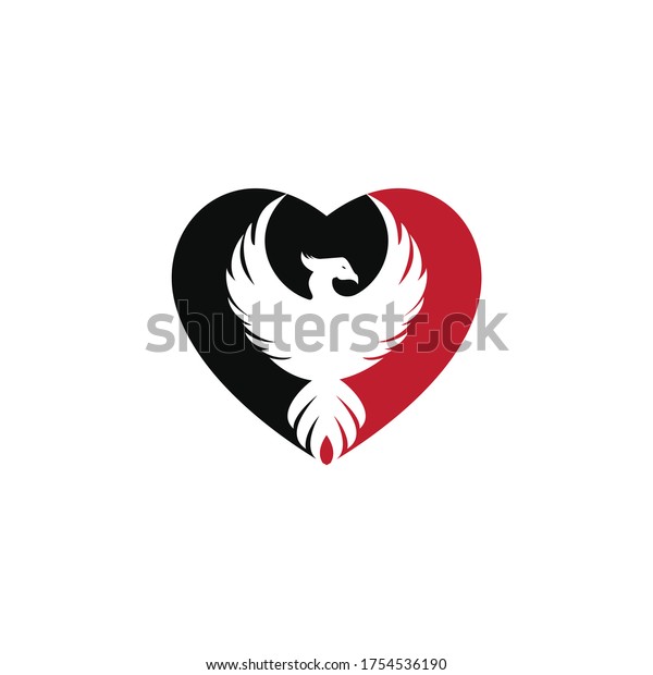 Diseño del logotipo del corazón de: vector de stock (libre de regalías ...