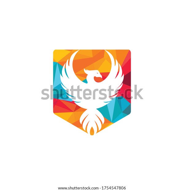 Phoenix Logo Design Creative Logo Mythological: เวกเตอร์สต็อก (ปลอดค่า ...