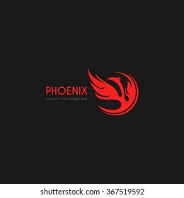 Phoenix Logo Template Stock Vector (Royalty Free) 367519592 | Shutterstock
