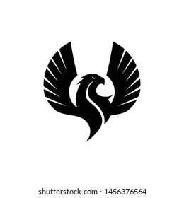 Phoenix Wing Logo Template Stock Vector (Royalty Free) 1456376564 ...