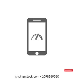 Phone Acceleration Icon Vector Stock Vector (Royalty Free) 1098569360 ...