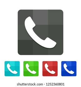 Phone App Icon Stock Vector (Royalty Free) 1252360801 | Shutterstock
