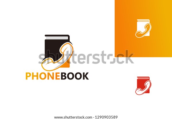Phone Book Logo Template Design Vector Stock Vector (Royalty Free ...