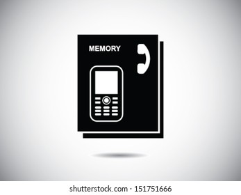 Phone Book Phone Memory Stock Vector (Royalty Free) 151751666 ...