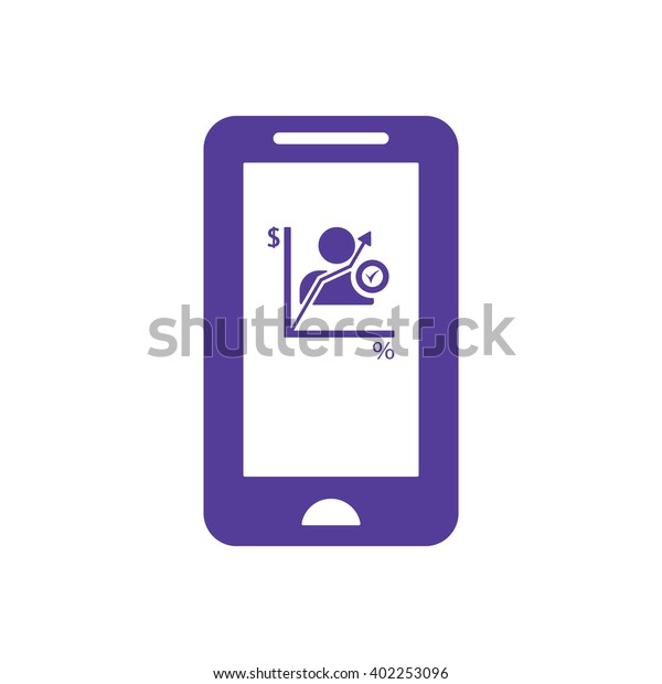 Phone Business Icon Vector Illustration Flat Stock Vector (Royalty Free ...