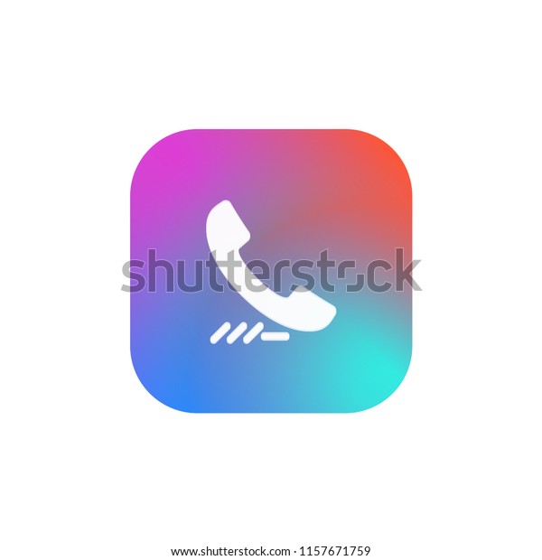 Phone Call App Icon Stock Vector (Royalty Free) 1157671759 | Shutterstock