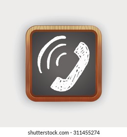 Phone Call Doodle Stock Vector (Royalty Free) 311455274 | Shutterstock