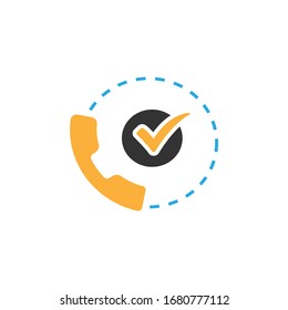 Phone Call Icon Technology Icon Check Stock Vector (Royalty Free ...