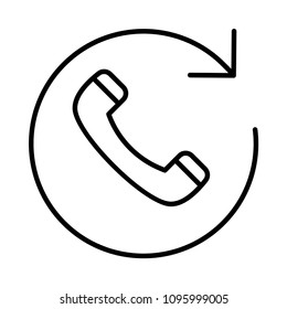 Phone Call Receiver Stock Vector (Royalty Free) 1095999005 | Shutterstock