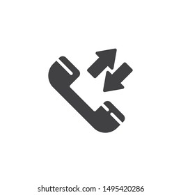 Phone Icon Call Out Symbol Flat: vector de stock (libre de regalías ...