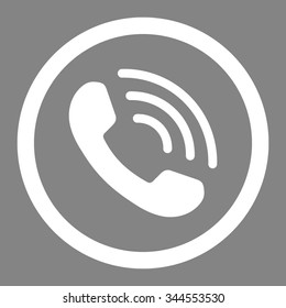 Phone Call Vector Icon Style Flat Stock Vector (Royalty Free) 344553530 ...