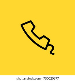 Phone Contact Line Vector Icon Stock Vector (Royalty Free) 750020677 ...