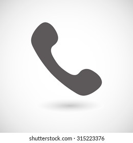 Phone Icon Black Gray Vector Illustrations Stock Vector (Royalty Free ...