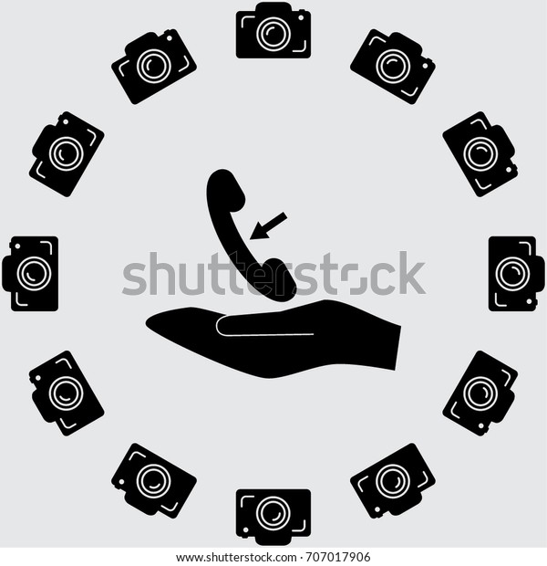 Phone Icon Call Out Vector Illustration Stock Vector (Royalty Free ...