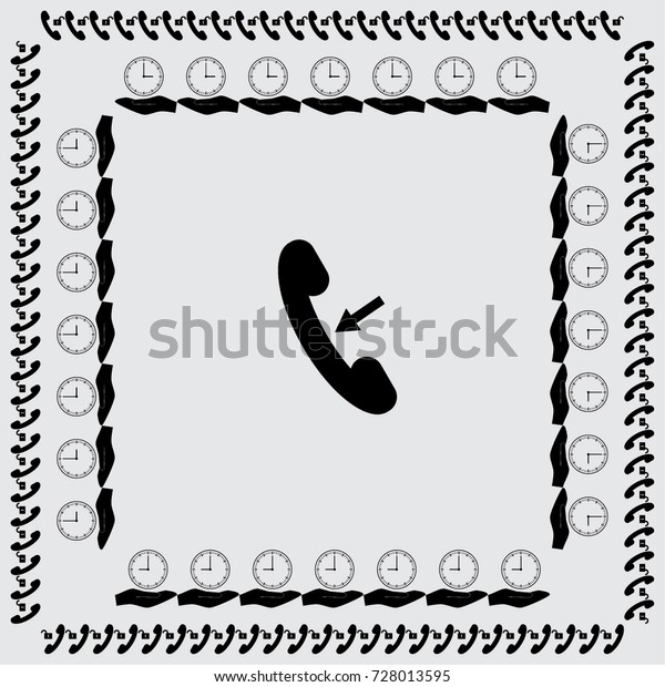 Phone Icon Call Out Vector Illustration Stock Vector (Royalty Free ...