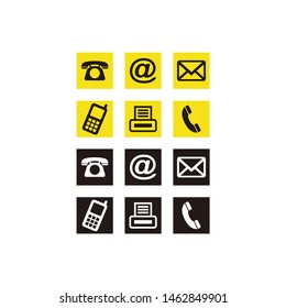 Phone Icon Email Icon Logo Design: stockvector (rechtenvrij) 1462849901 ...