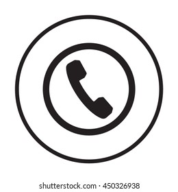 Phone Icon Flat Design Stock Vector (Royalty Free) 450326938 | Shutterstock