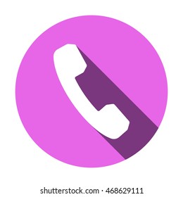 Phone Icon Flat Design Stock Vector (Royalty Free) 468629111 | Shutterstock