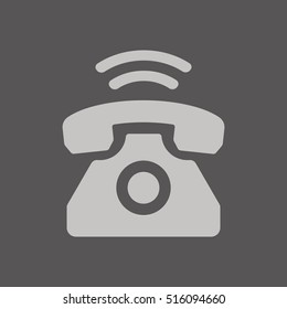 Phone Icon Flat Design Stock Vector (Royalty Free) 511564837