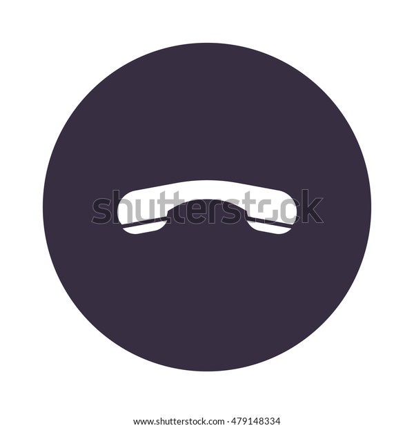 Phone Icon Flat Design Style Stock Vector (Royalty Free) 479148334