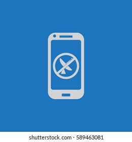 Phone Icon Lost Signal Vector Illustration Stock Vector (Royalty Free ...