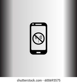 Phone Icon Lost Signal Vector Illustration Stock Vector (Royalty Free ...