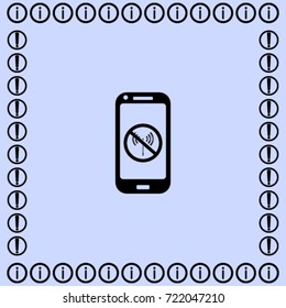 Phone Icon Lost Signal Vector Illustration: เวกเตอร์สต็อก (ปลอดค่า ...