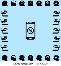 Phone Icon Signal Vector Illustration Stock Vector (Royalty Free) 731735851