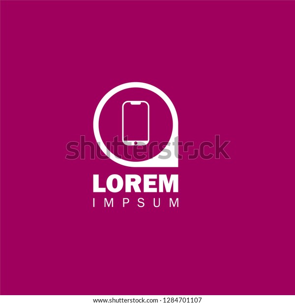 Phone Icon Map Pin Logo Concept Stock Vector (Royalty Free) 1284701107 ...